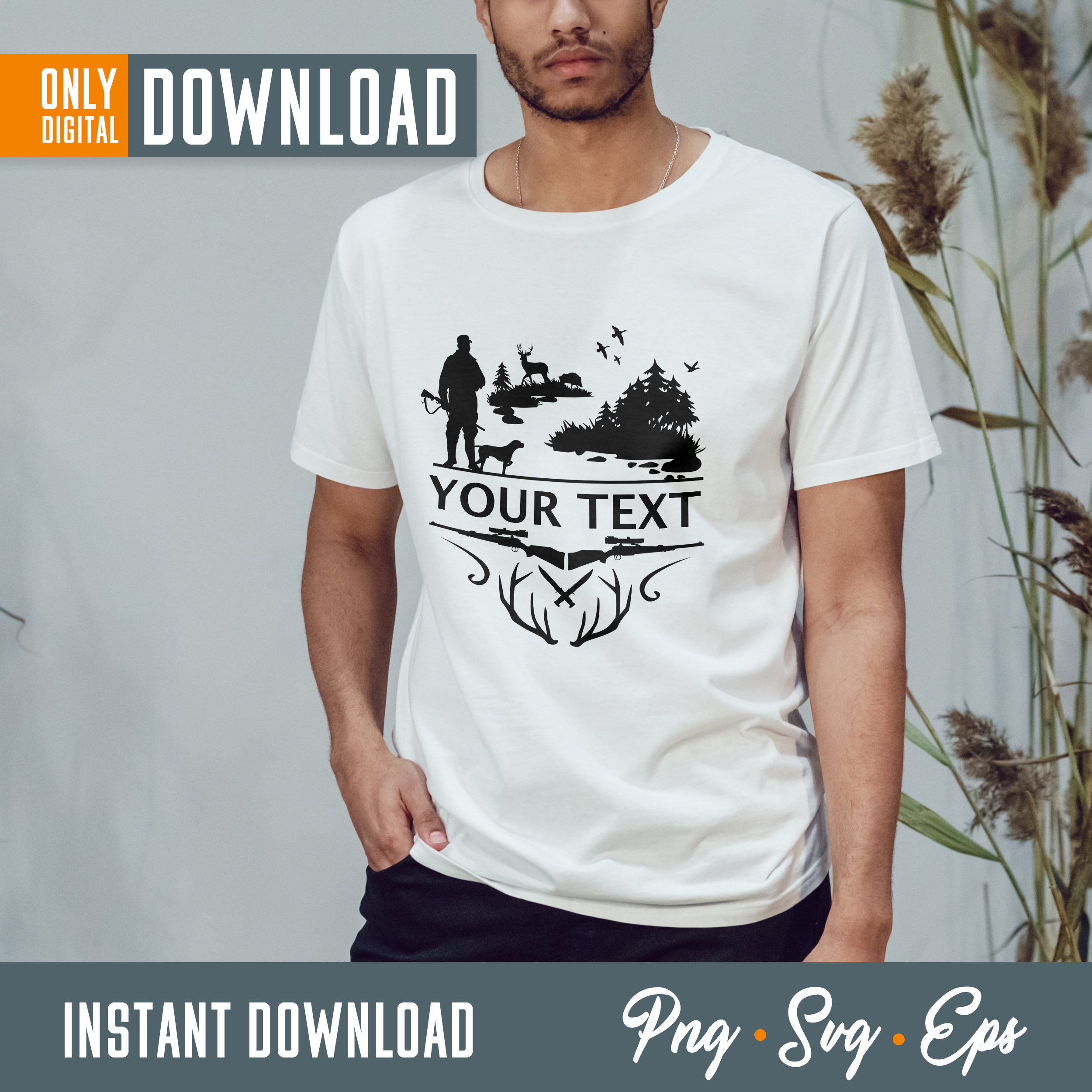 Hunting Monogram Frame Svg Hunting Svg Hunting Hunting - Etsy