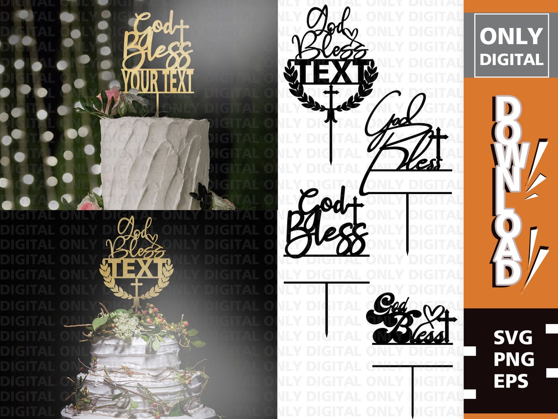 Baptism Cake Topper Svg File Cross Cake Topper Svg First - Etsy