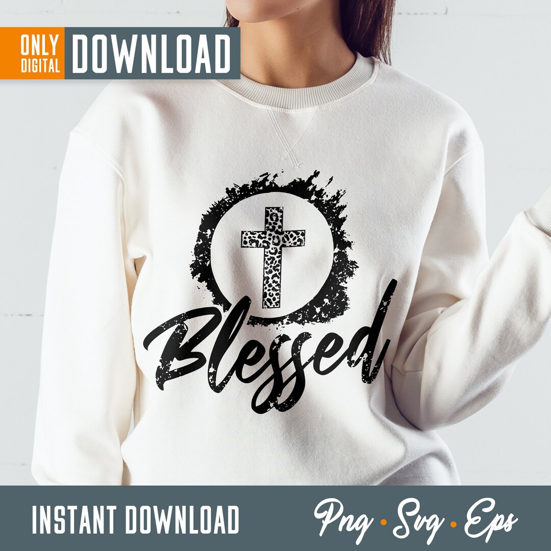 Retro Blessed SVG Png , Blessed Svg, Faith Svg, Christian Svg ...