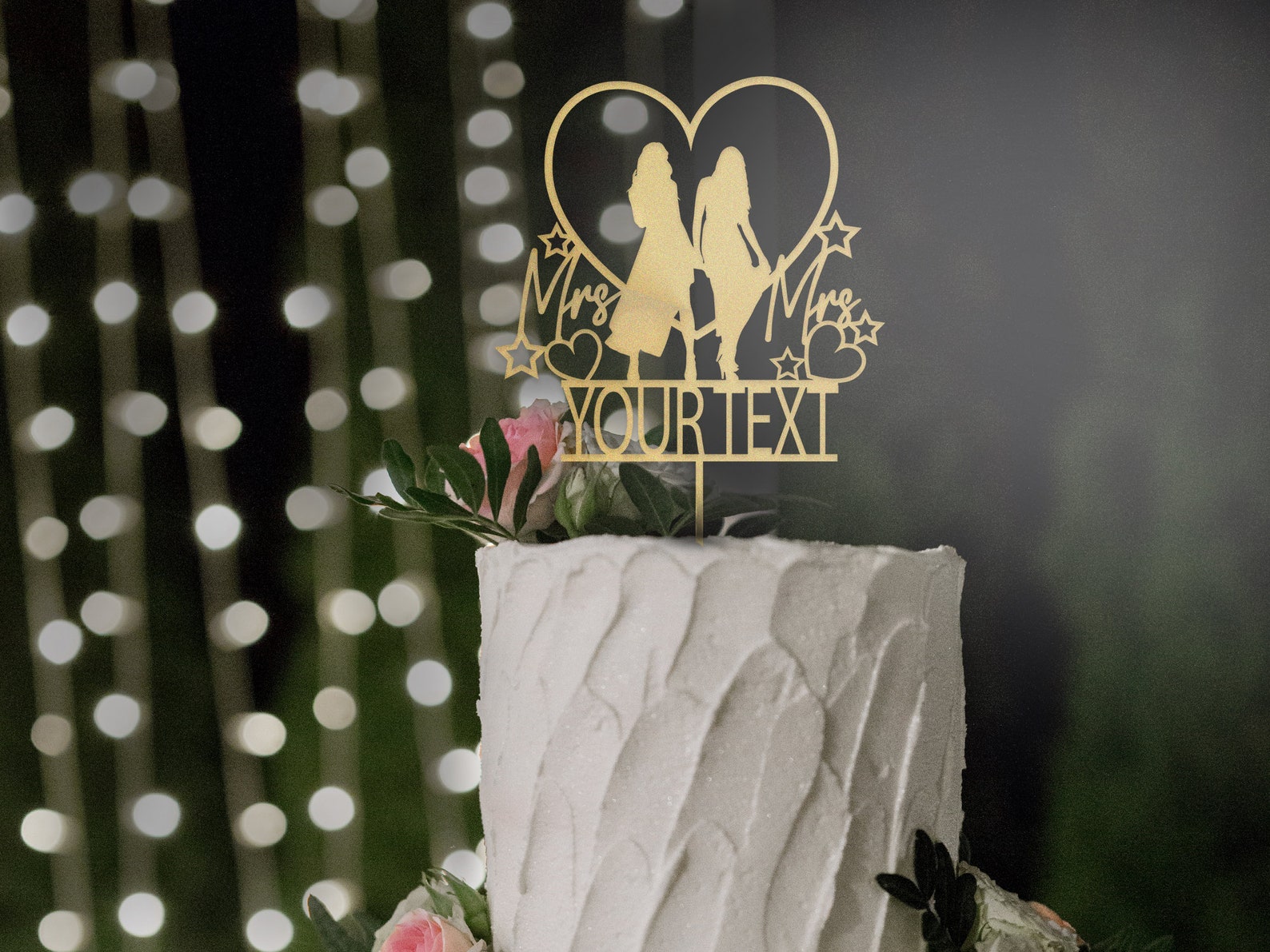 Lesbian Cake Topper for Wedding Svg File Lesbian Wedding - Etsy UK