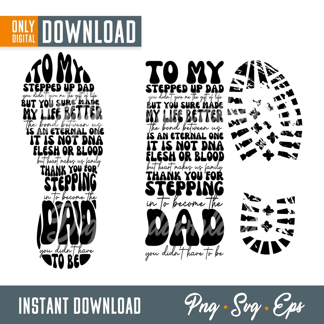 Dad Svg Bundle, Stepped up Dad Svg, Best Dad Ever, Step Dad Svg, Dad ...