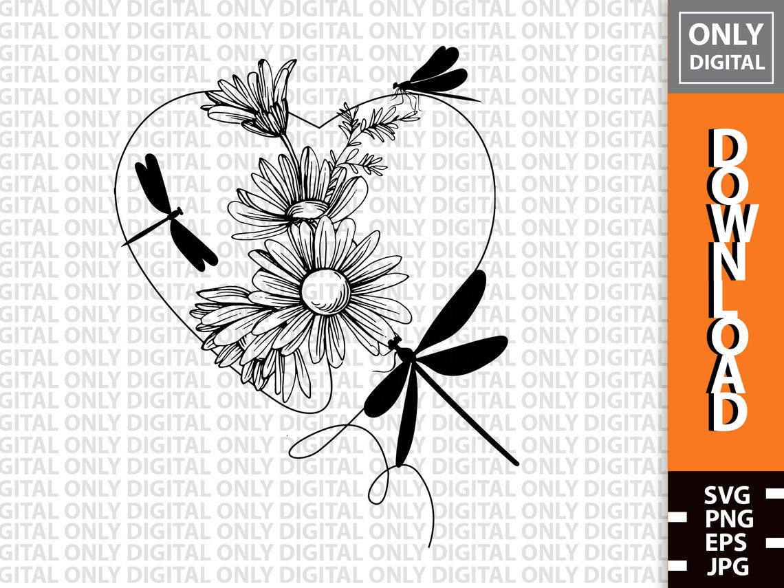 Daisy Svg Daisy Clipart Daisies Svg Flower Svg Daisy - Etsy