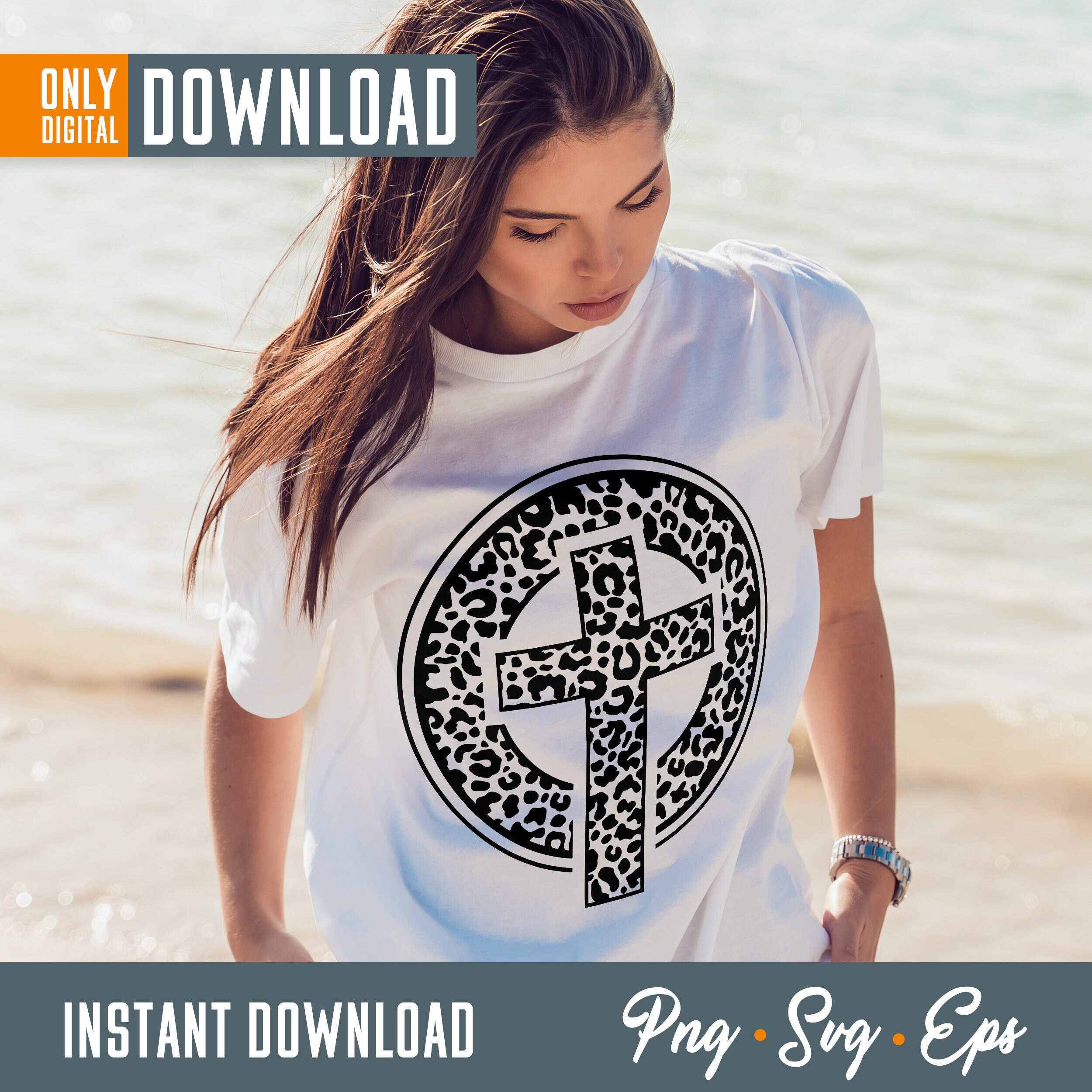 Leopard Cross Svg Png Bundle Sublimation Design, Christian Svg, Digital ...