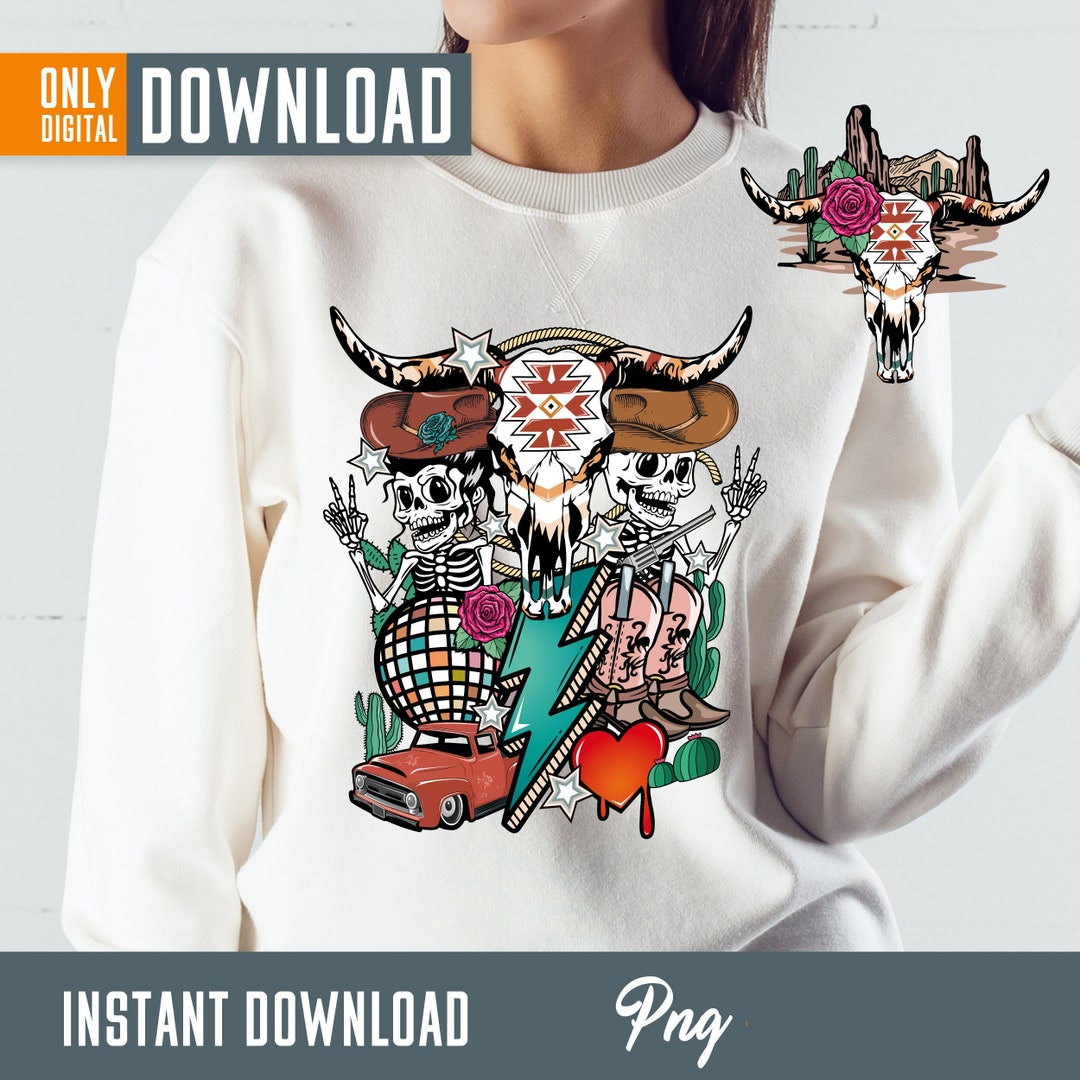 Western Png Design Sublimation, Western Png Trendy, Western Smile Face ...