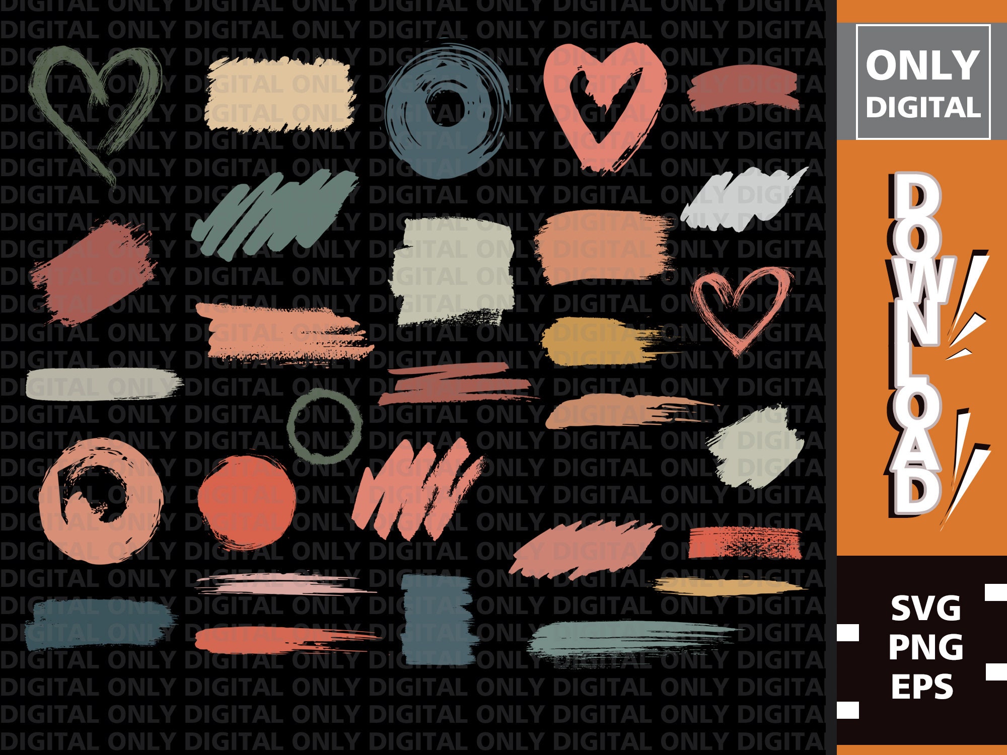 Paint Brush Stroke Brush Stroke Svg Brush Background Svg - Etsy