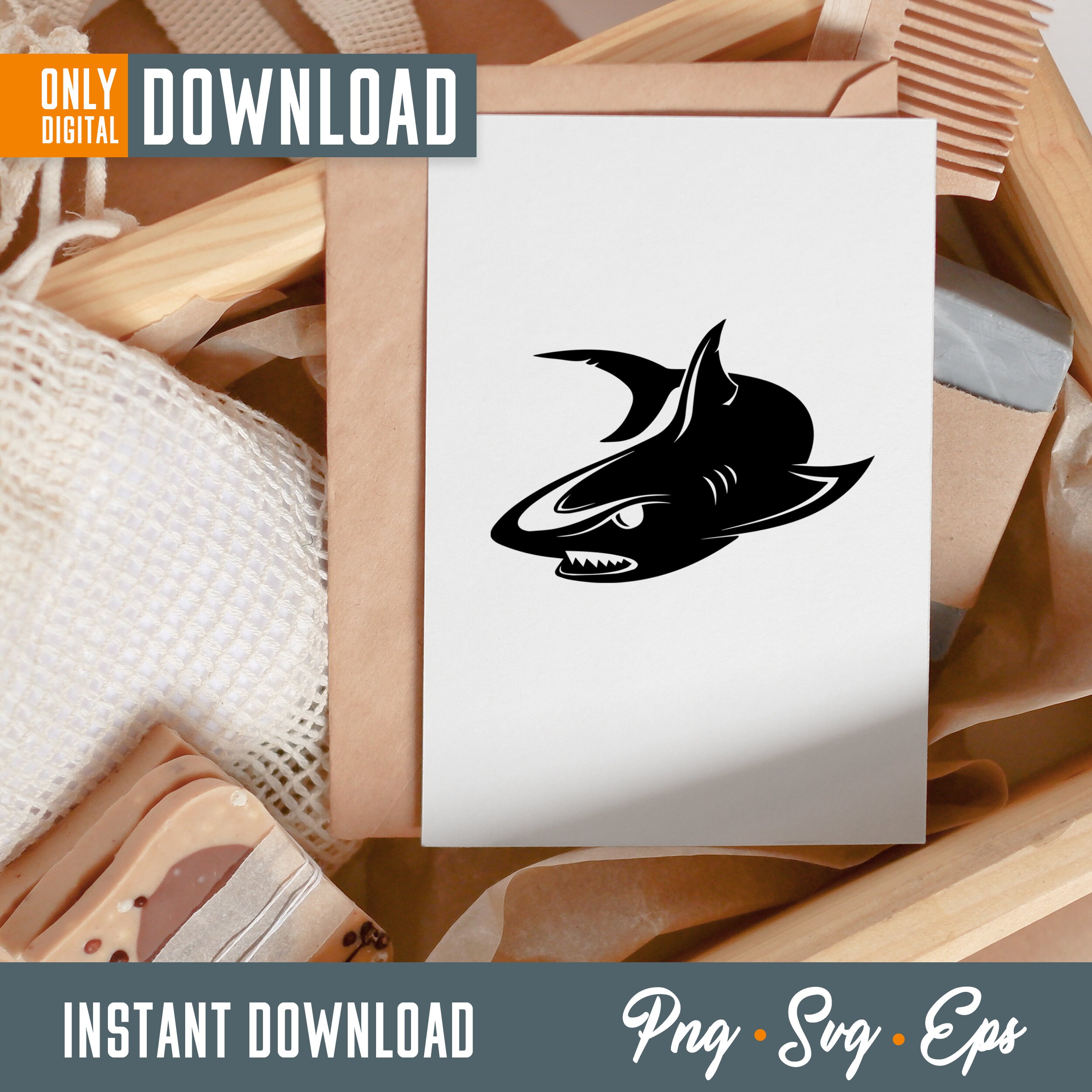 Imágenes prediseñadas de tiburón Tiburón svg silueta de - Etsy México
