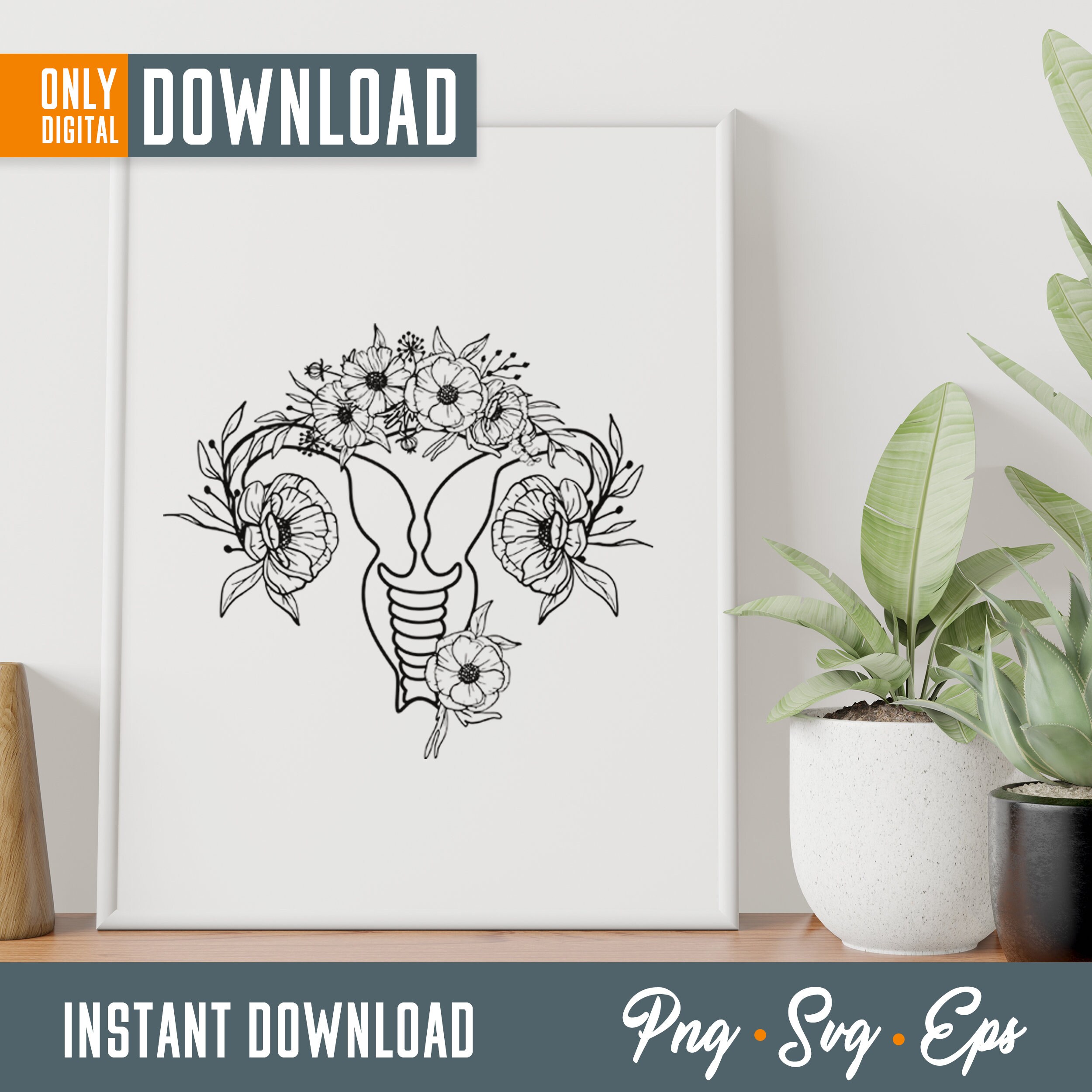 Uterus Svg Floral Uterus Svg Middle Finger Uterus Svg File - Etsy Denmark