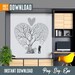 Love Tree SVG, Valentines Day Clipart (digital Download) - Etsy