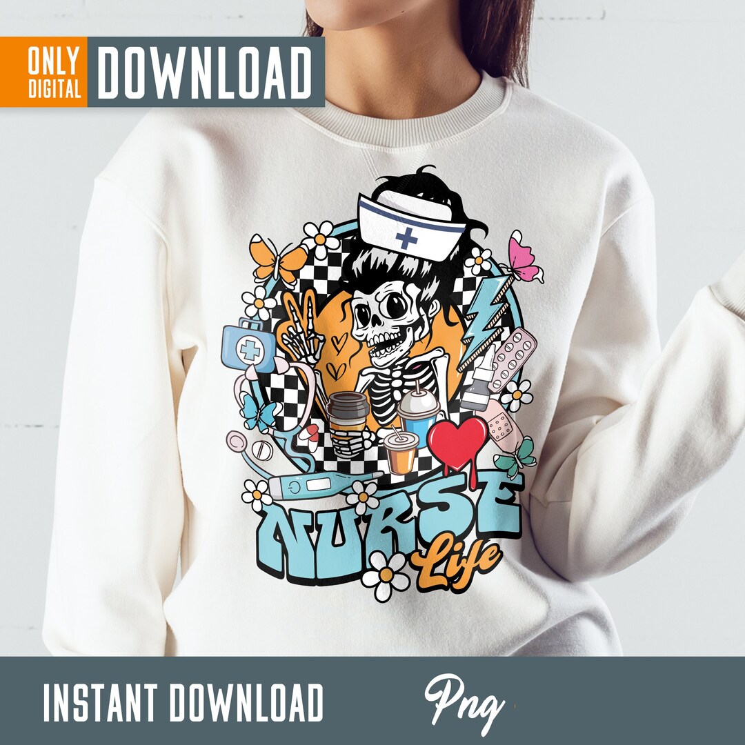 Nurse Life Png Funny Skeleton, Nurse Skeleton Png, , Nursing Life Png ...