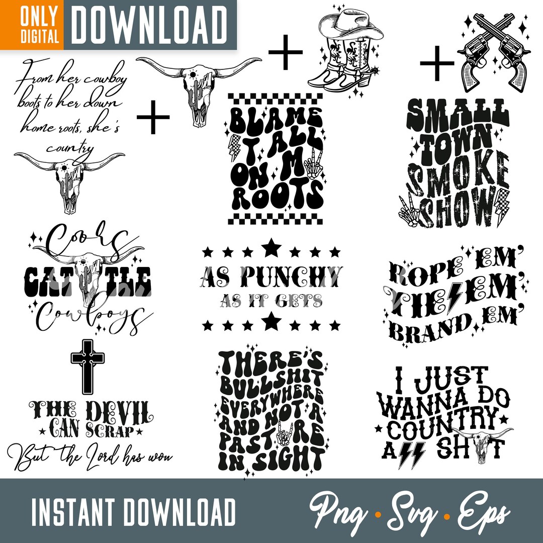 Retro Western Svg Png Sublimation Designs, Western Designs, Western ...