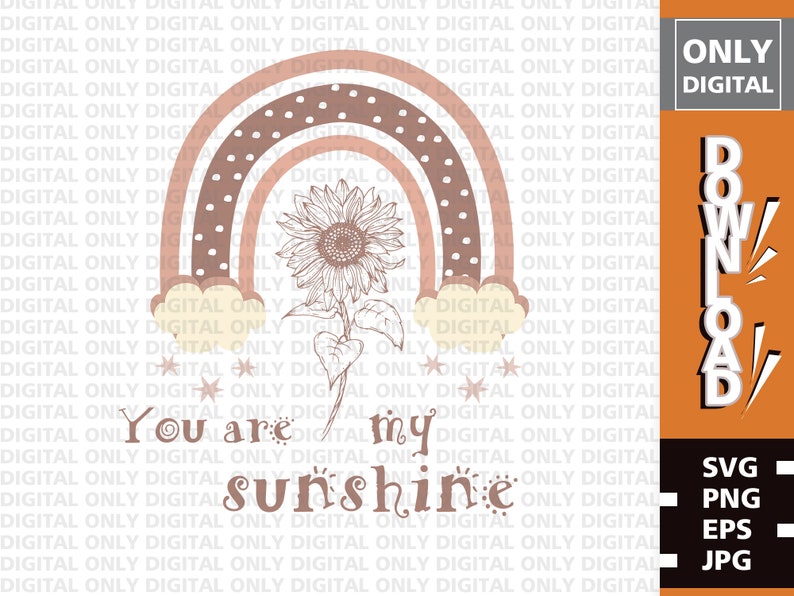 Sunflower Svg Cute Sunflower Svg Printable Sunflower Svg | Etsy