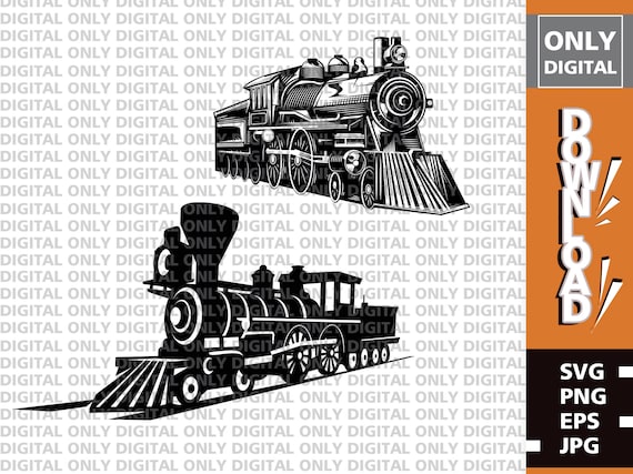 Train Svg Train Clipart Train Bundle Ocomotive Svg - Etsy