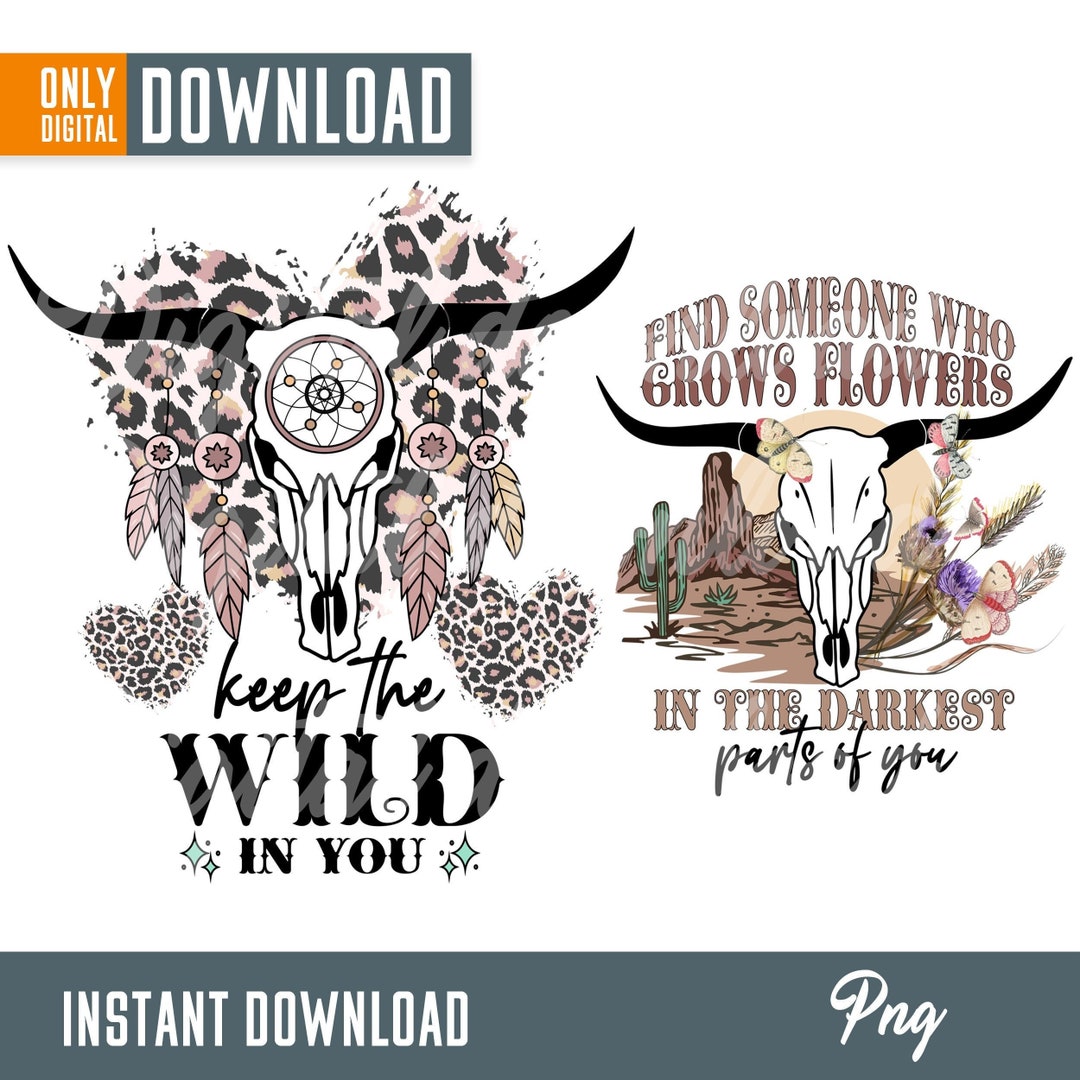 Western Png, Keep the Wild in You Png, Western Sublimation, Western ...