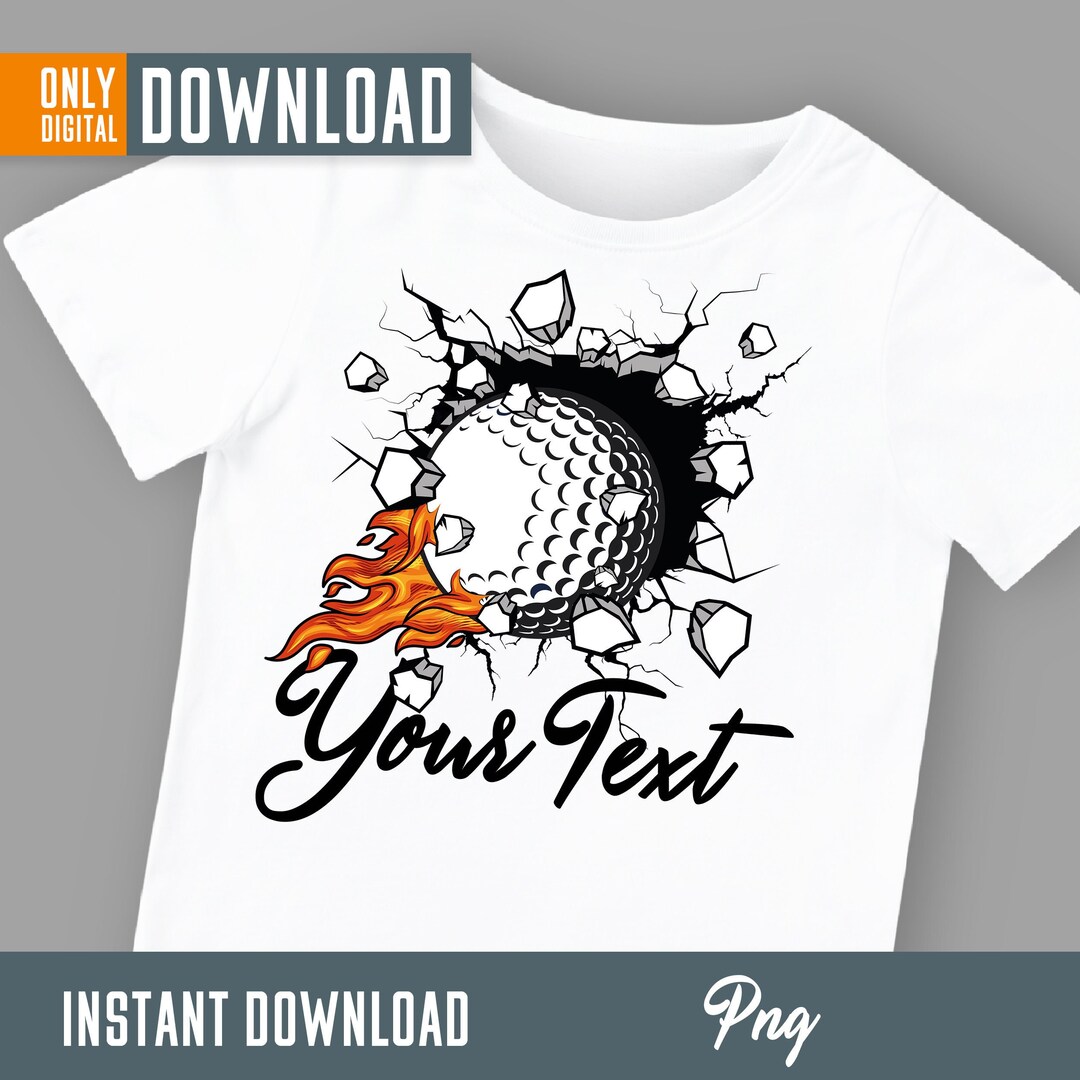 Golf Ball Retro Custom Sublimation Design Png, Golf Png, Golf Clipart ...