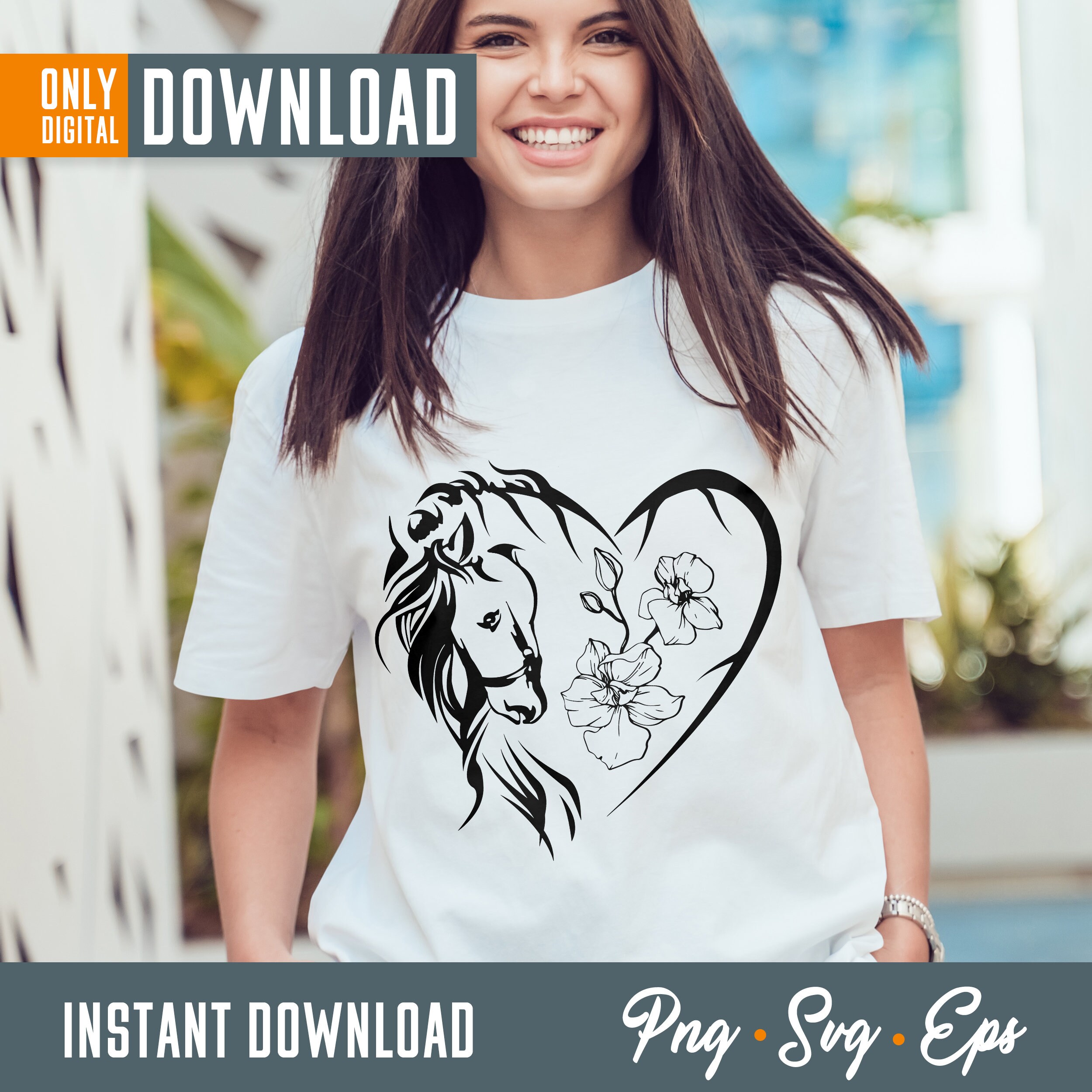 Pferd Svg Pferd Svg Pferd Svg Pferd mit Herz Svg FloralEs - Etsy.de