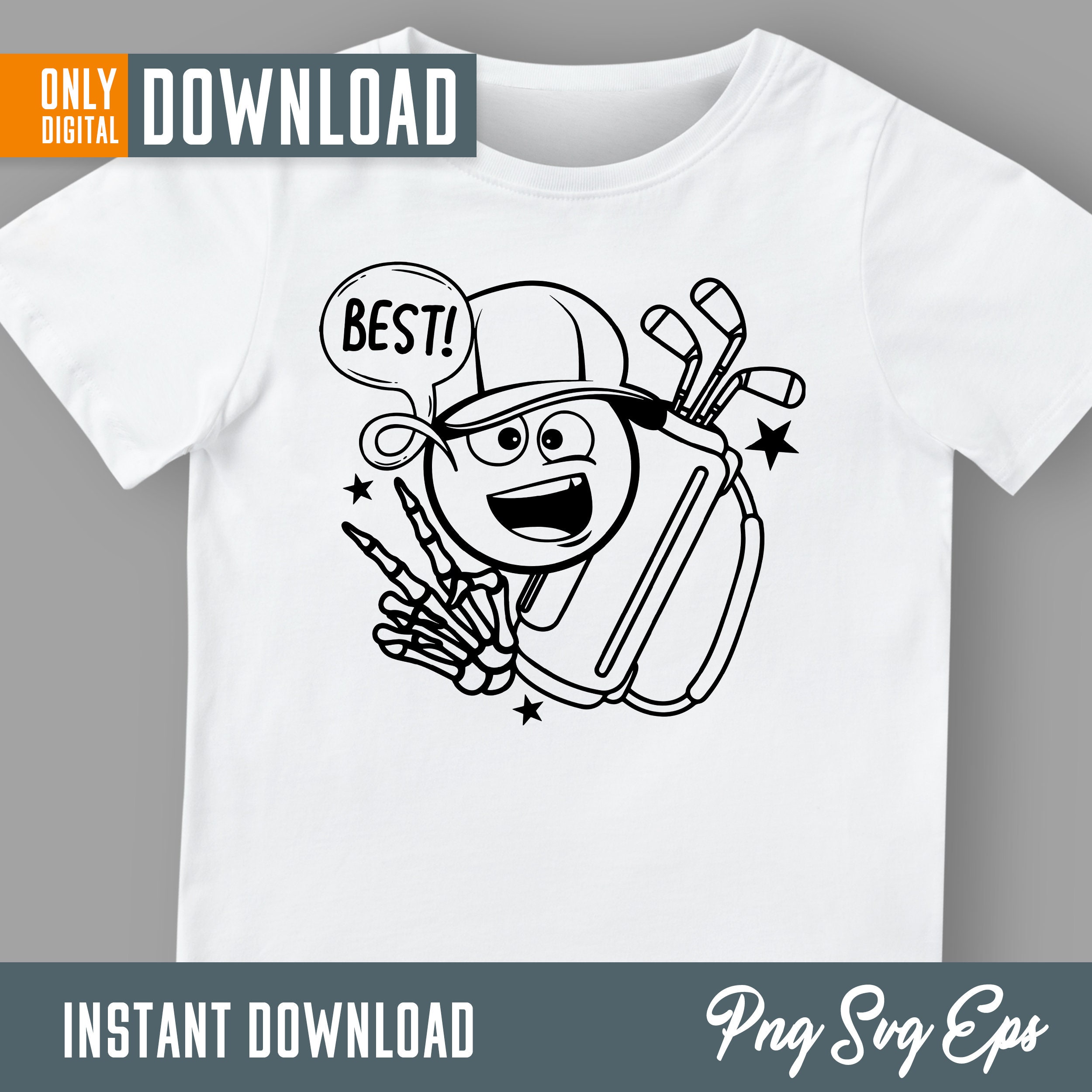 Retro Golf SVG Bundle, Custom Name, Smile Face (digital Download) - Etsy