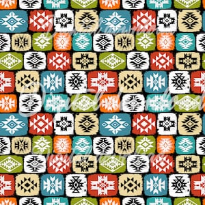 Western Seamless Pattern Png Bundle ,western Clipart, Cowboy Cowgirl ...