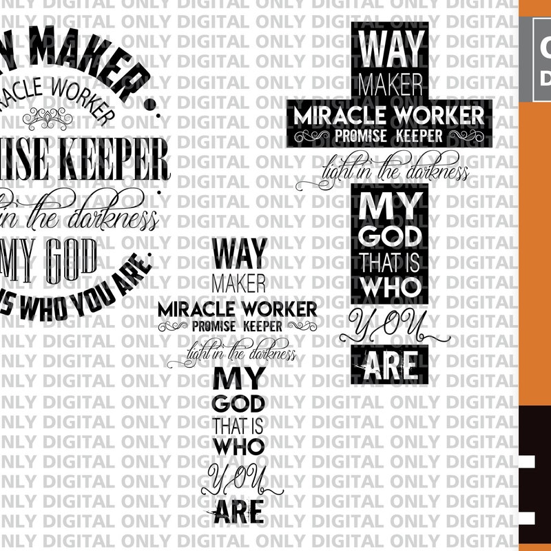 Way Maker Svg - Etsy