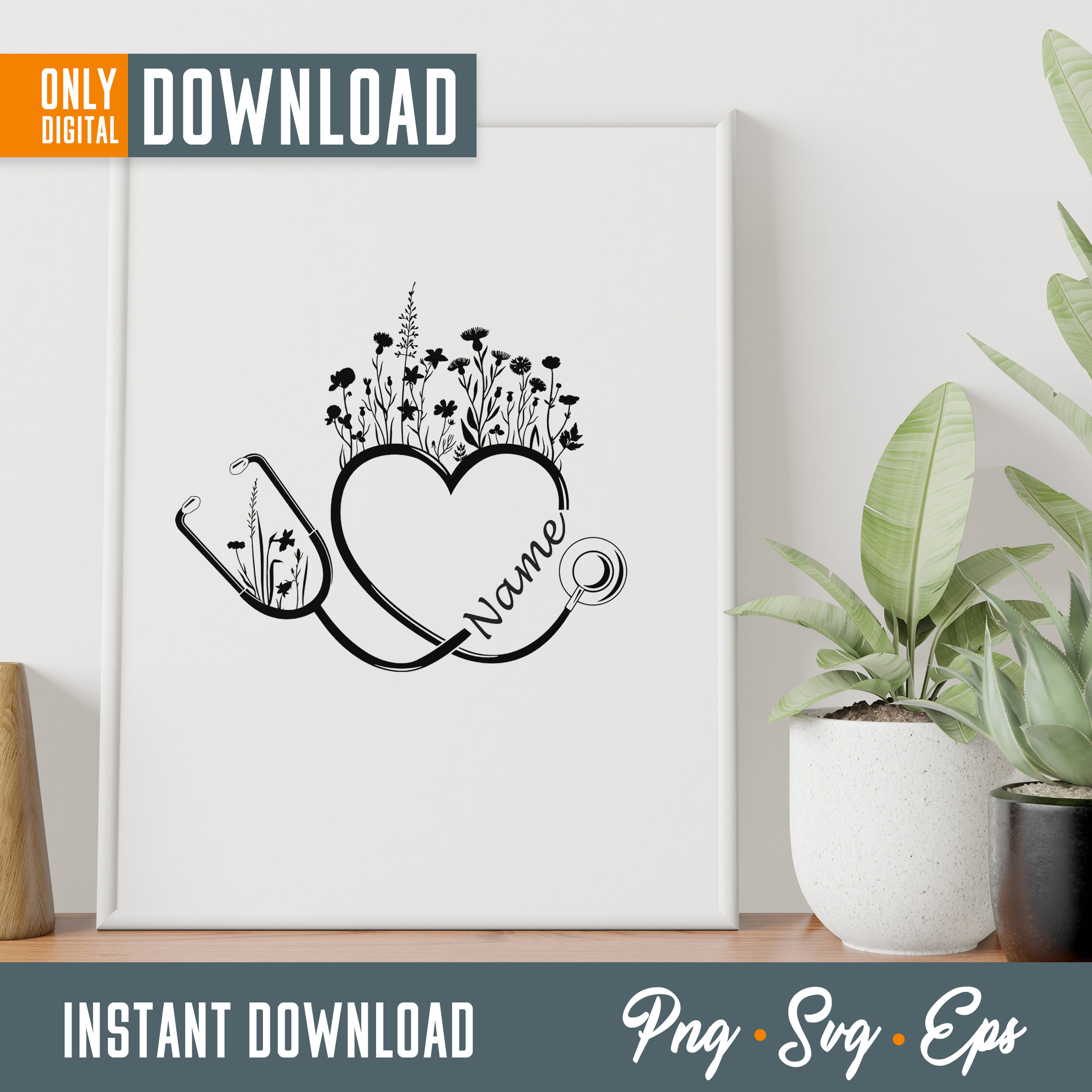 Personalized Stethoscope SVG Stethoscope SVG Heart - Etsy