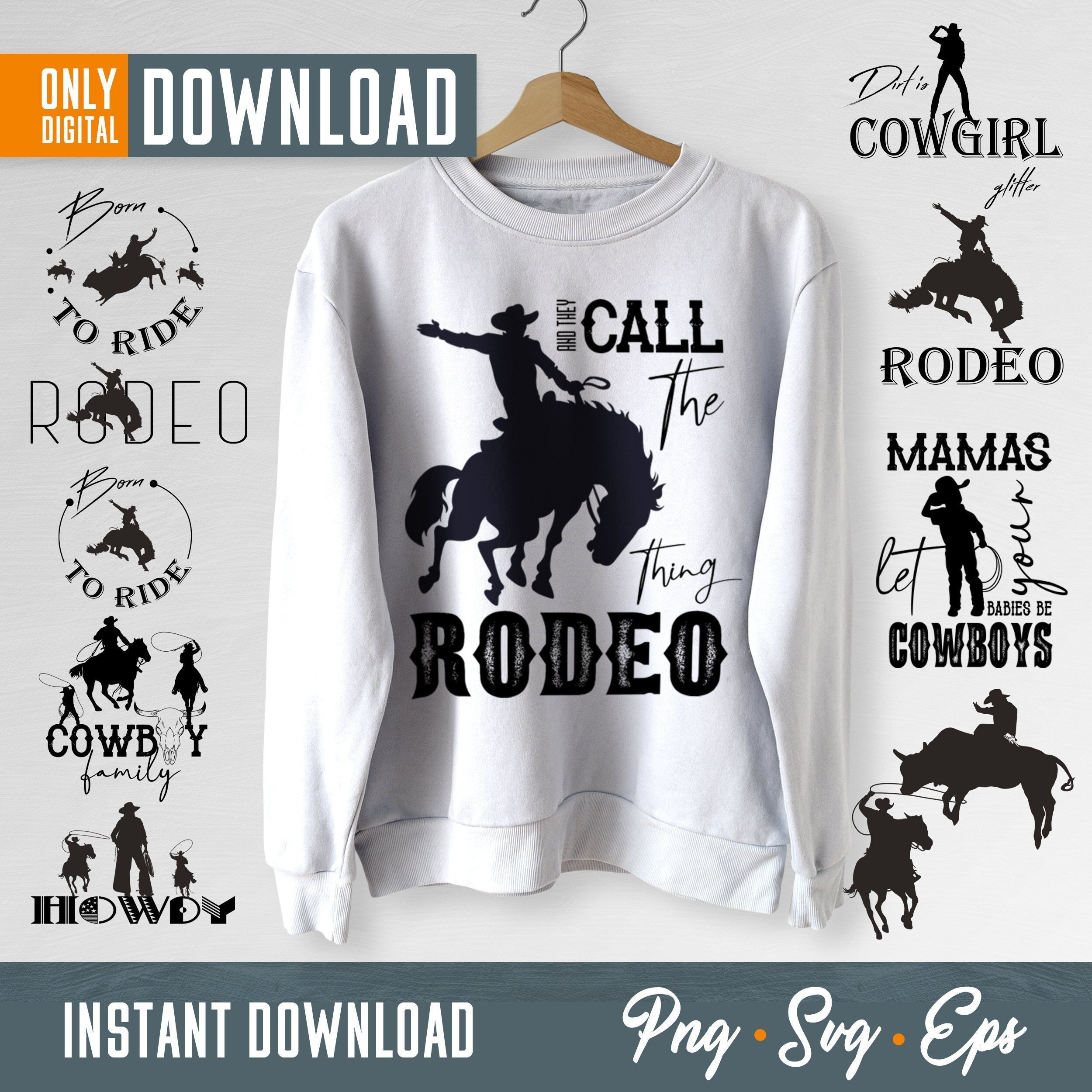 Rodeo Svg Rodeo Clipart Rodeo Rodeo Vector Western Svg - Etsy