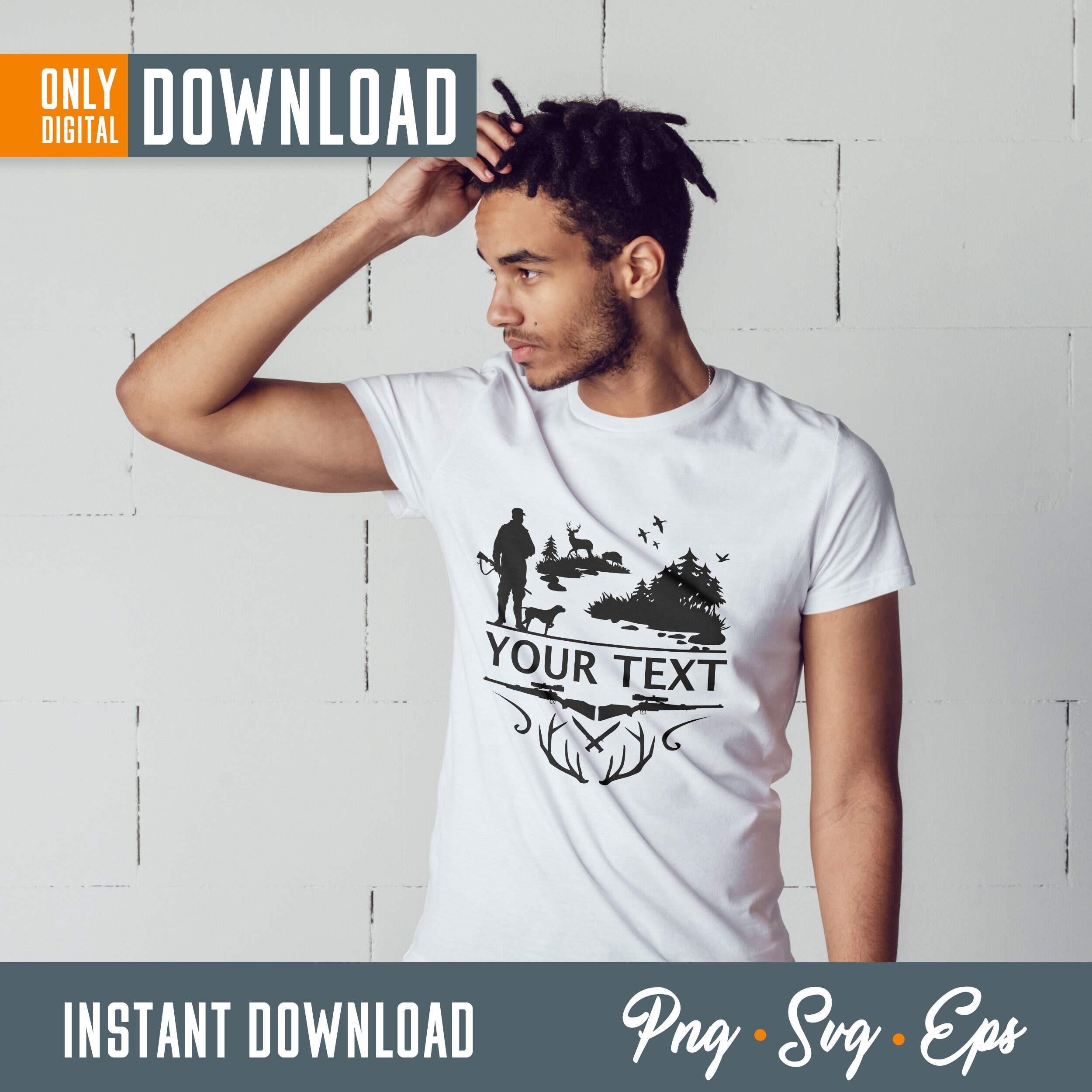 Hunting Monogram Frame Svg Hunting Svg Hunting Hunting - Etsy