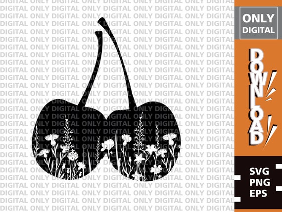 Cute Cherry Svg Cherry Svg Bundle Cherry Clipart Cherry - Etsy