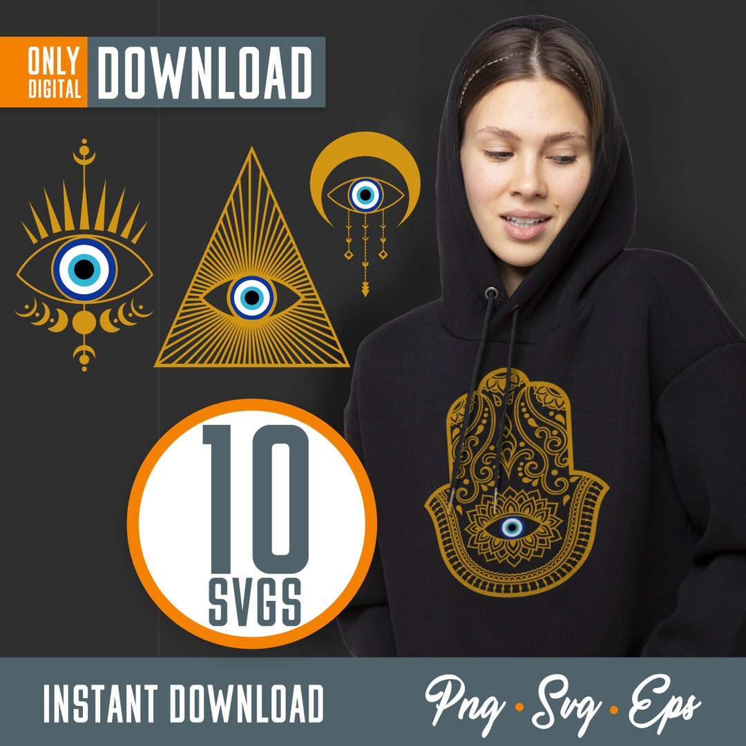 Evil Eye Svg, Evil Eye Clipart, Turkish Evil Eye, Third Eye Svg, Blue Evil Eye, Evil Eye ...