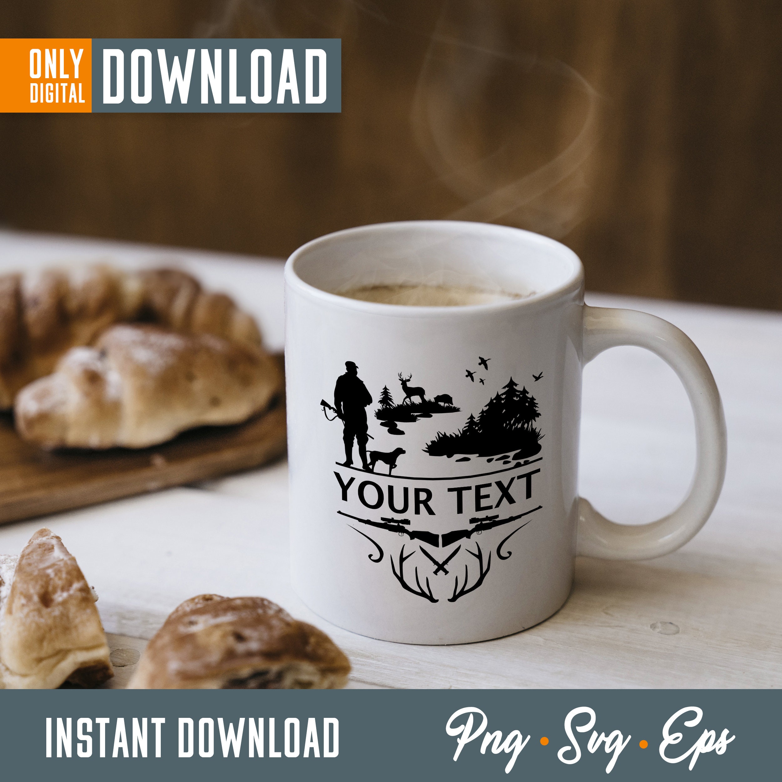 Hunting Monogram Frame Svg Hunting Svg Hunting Hunting - Etsy