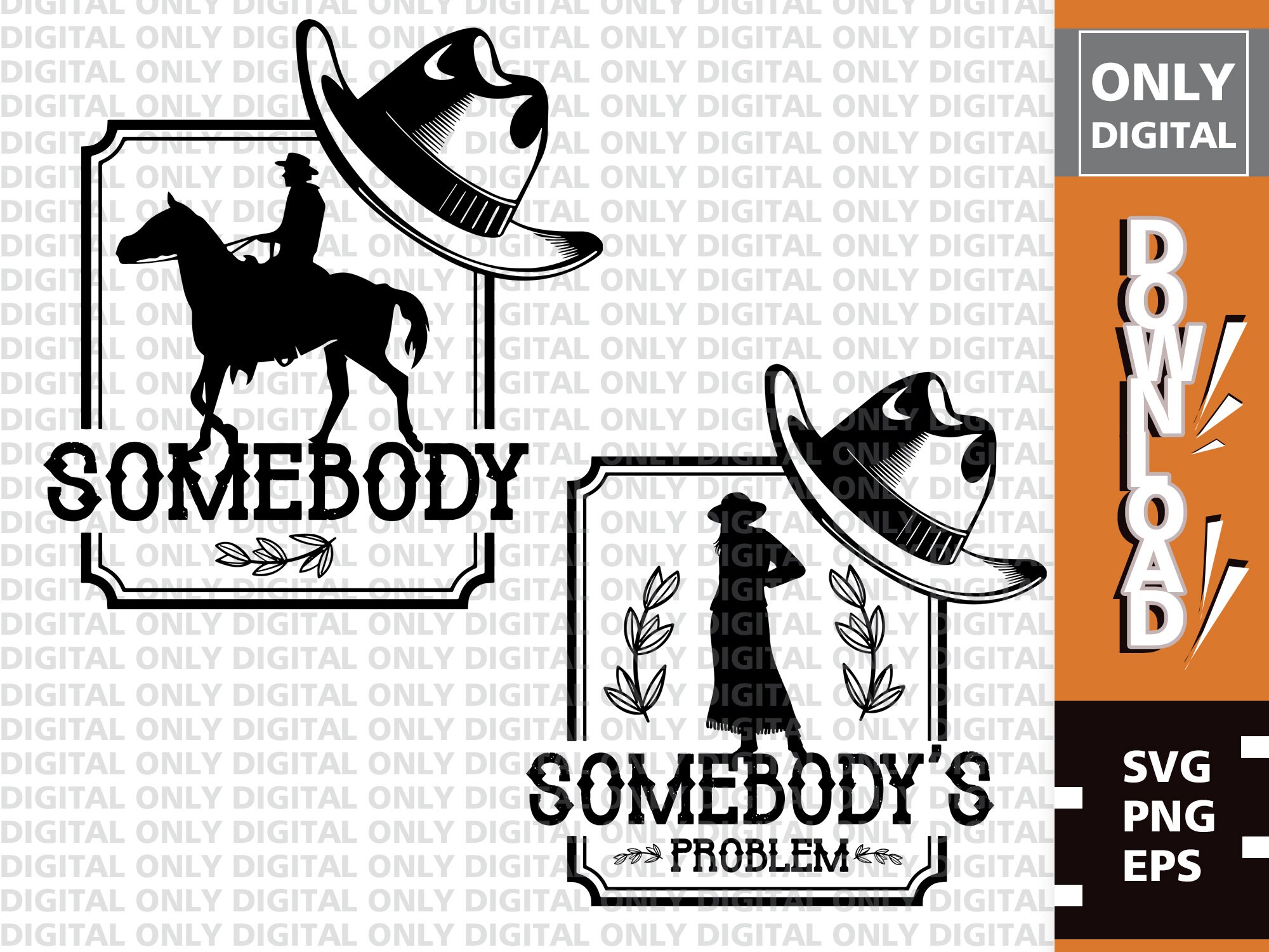 Western Svg Somebody Svg Somebody's Problem Svg Country - Etsy