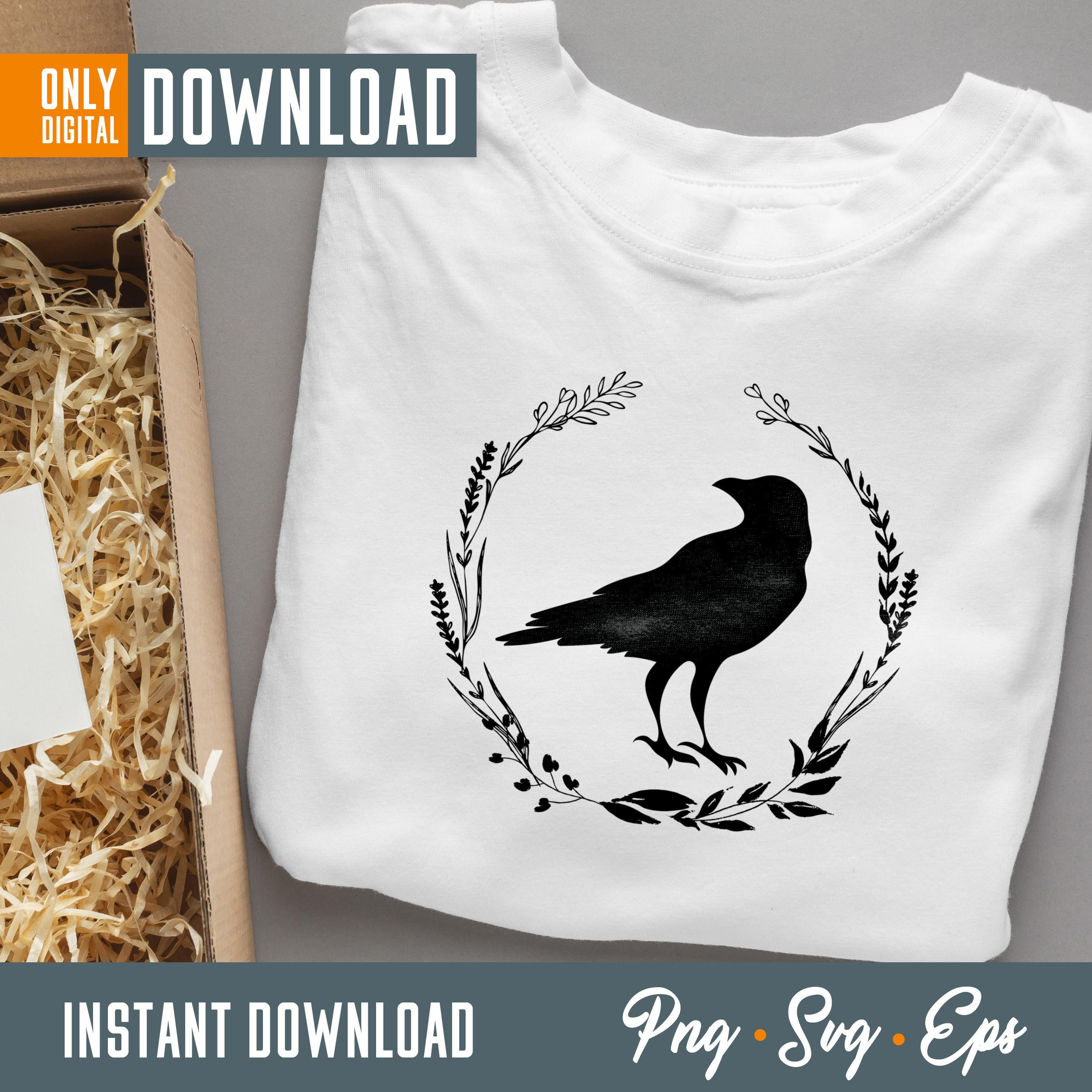 Black Crow Svg Crow Svg Crows Raven Svg Crow Clipart Crow - Etsy