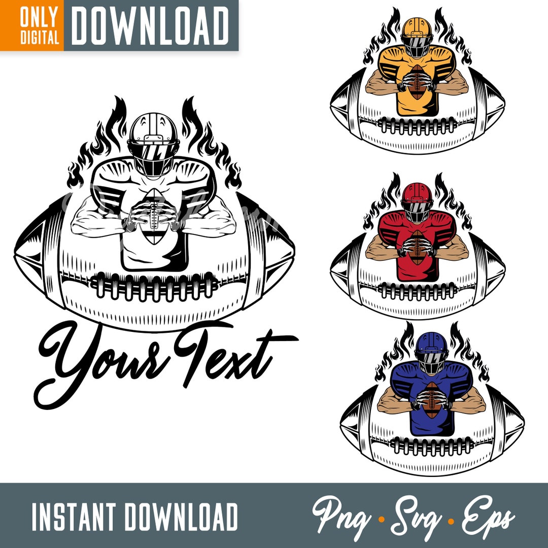 Football Svg BUNDLE, Football Svg, Football Clipart, Football ...