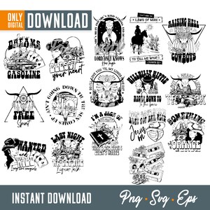 Western Svg Bundle, Western Png, Western Clipart, Western Sublimation ...