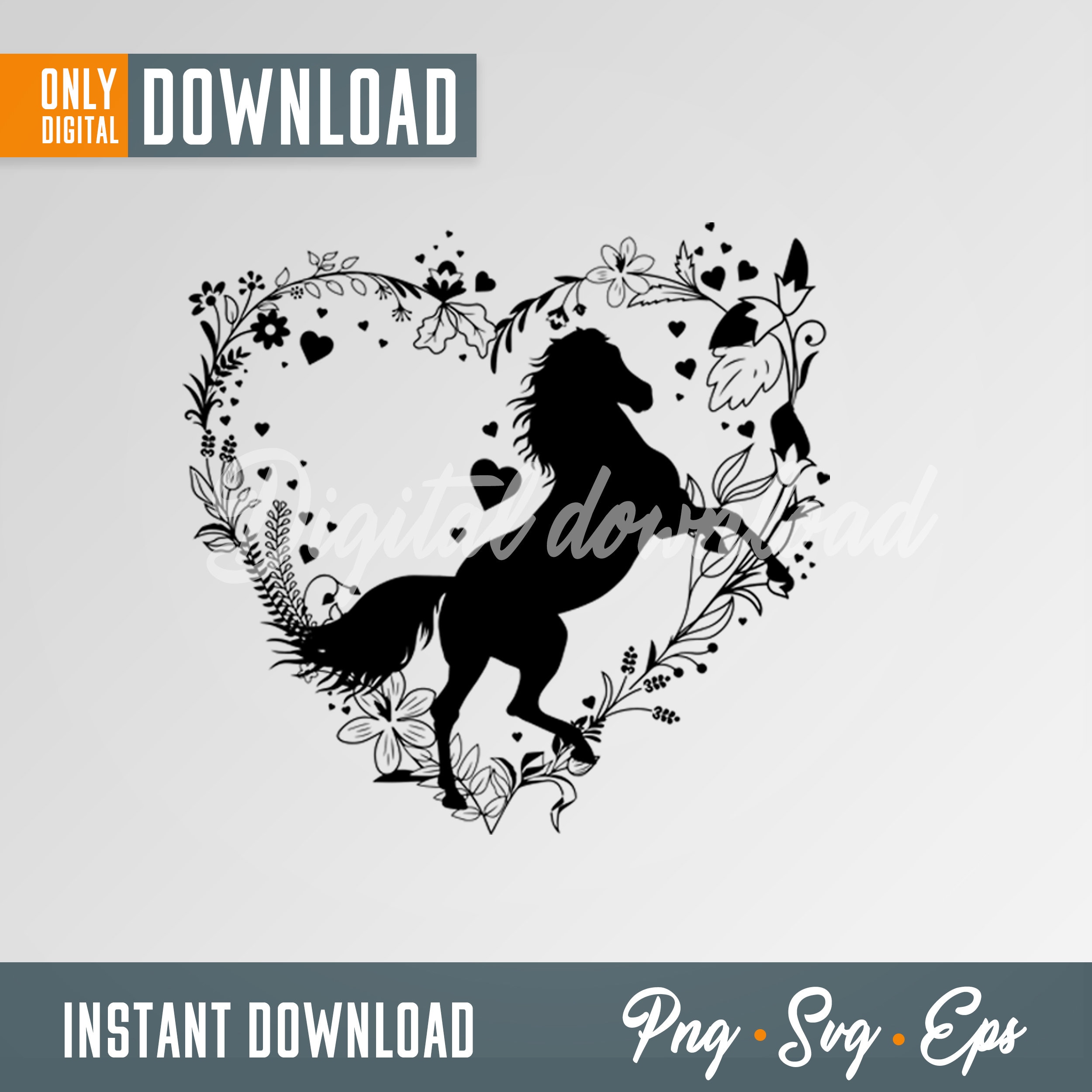 Paard verjaardag svg Paard svg Paard clipart paard - Etsy België