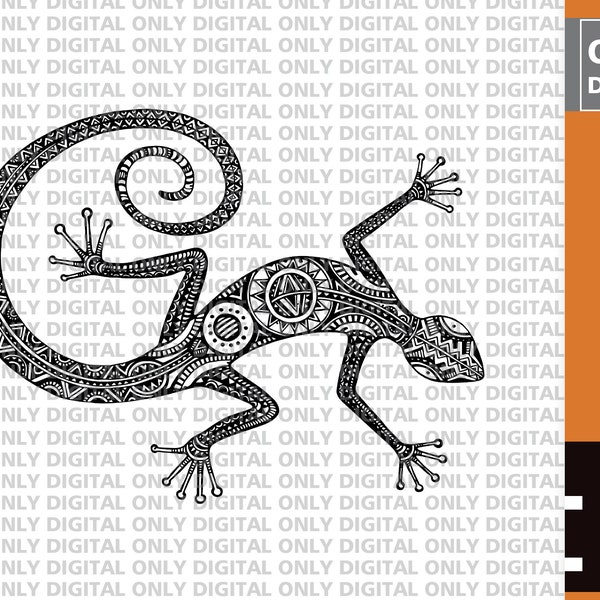 Zentangle Gecko - Etsy