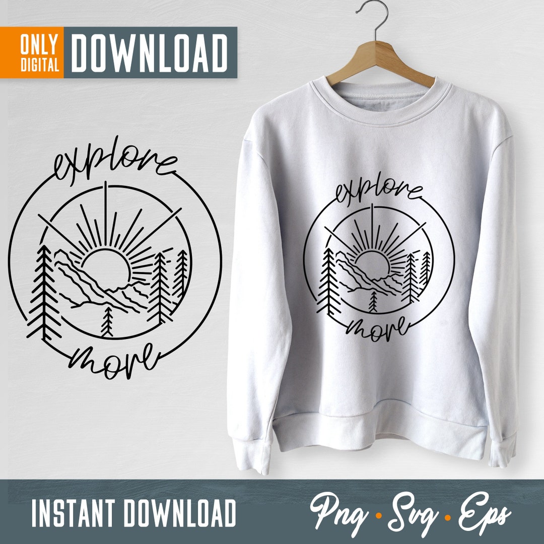 Explore More Svg, Mountain Landscape, Mountain Silhouette, Exploring ...
