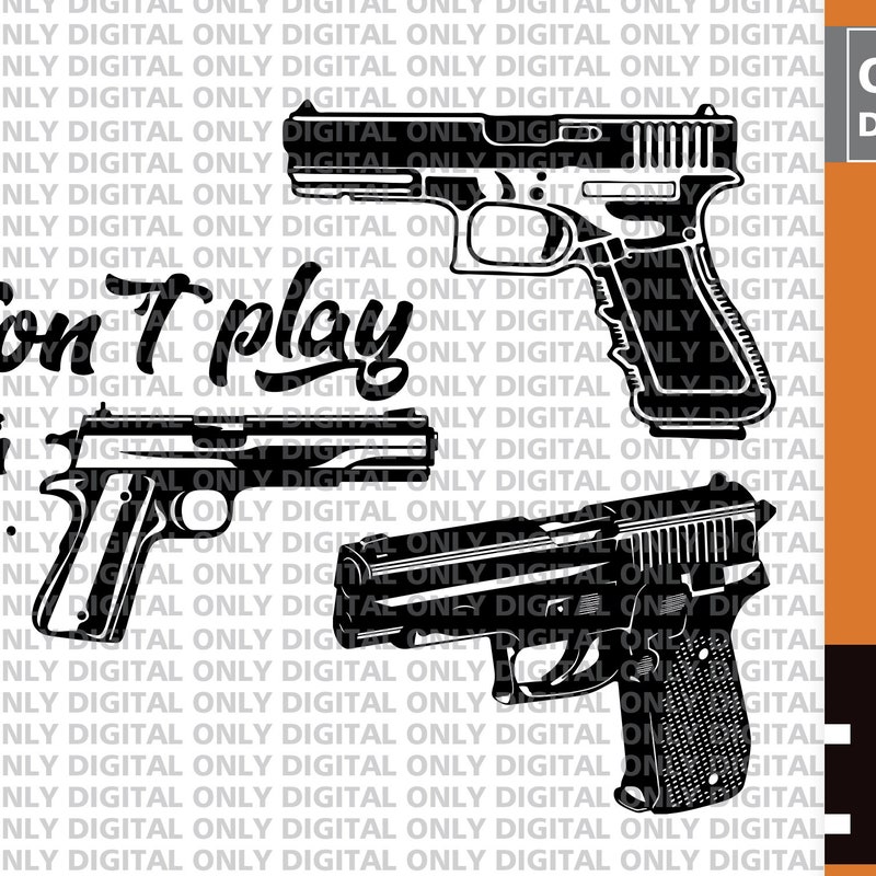 Handgun Svg - Etsy