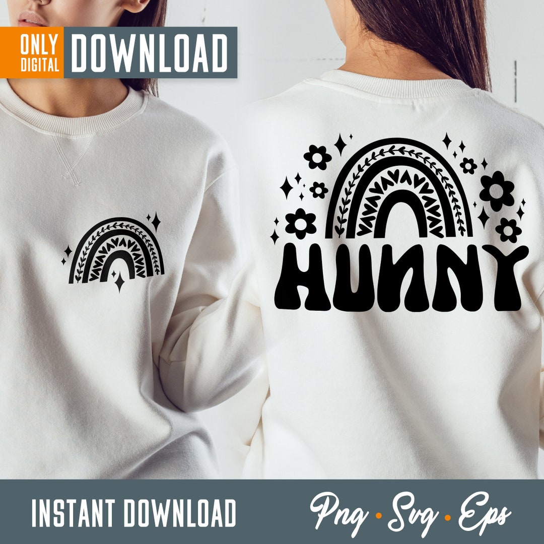 Hunny Svg,hunny Design, Honey Svg, Rainbow Svg, Retro Svg, Svg Files ...