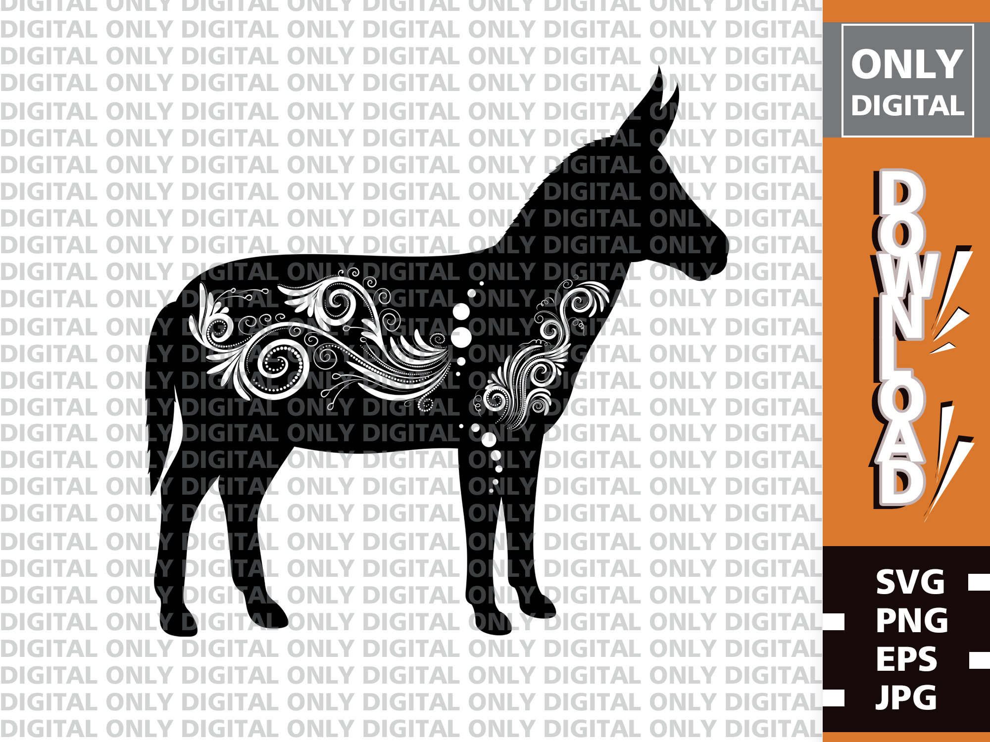 Esel svg, esel svg, esel svg Bündel, Esel Clipart, Esel Vektor - Etsy ...