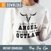 Angel Outlaw Western SVG, Cowgirl Clipart (digital Download) - Etsy