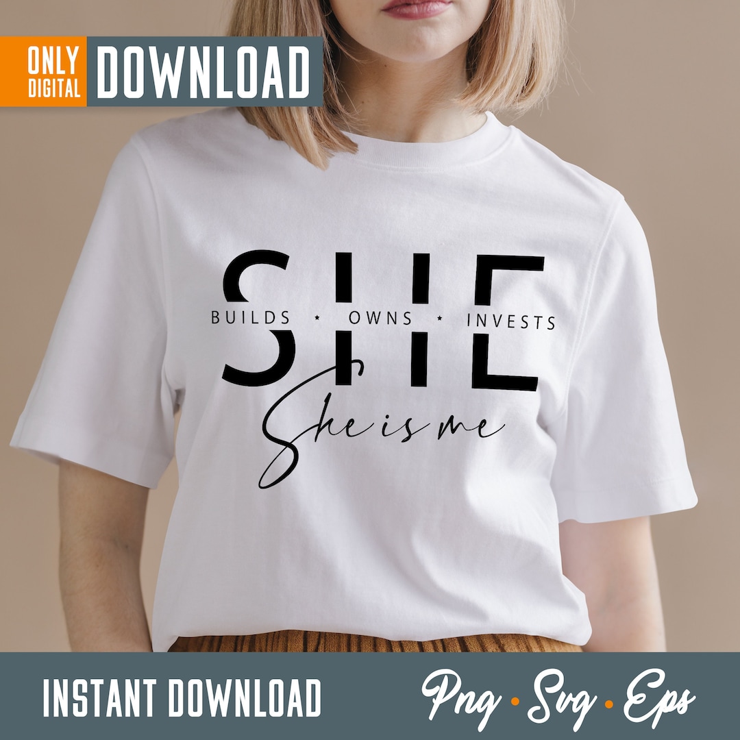 She is Me Svg, She is Strng Svg, I Am She Svg, Entrepreneurship Svg ...