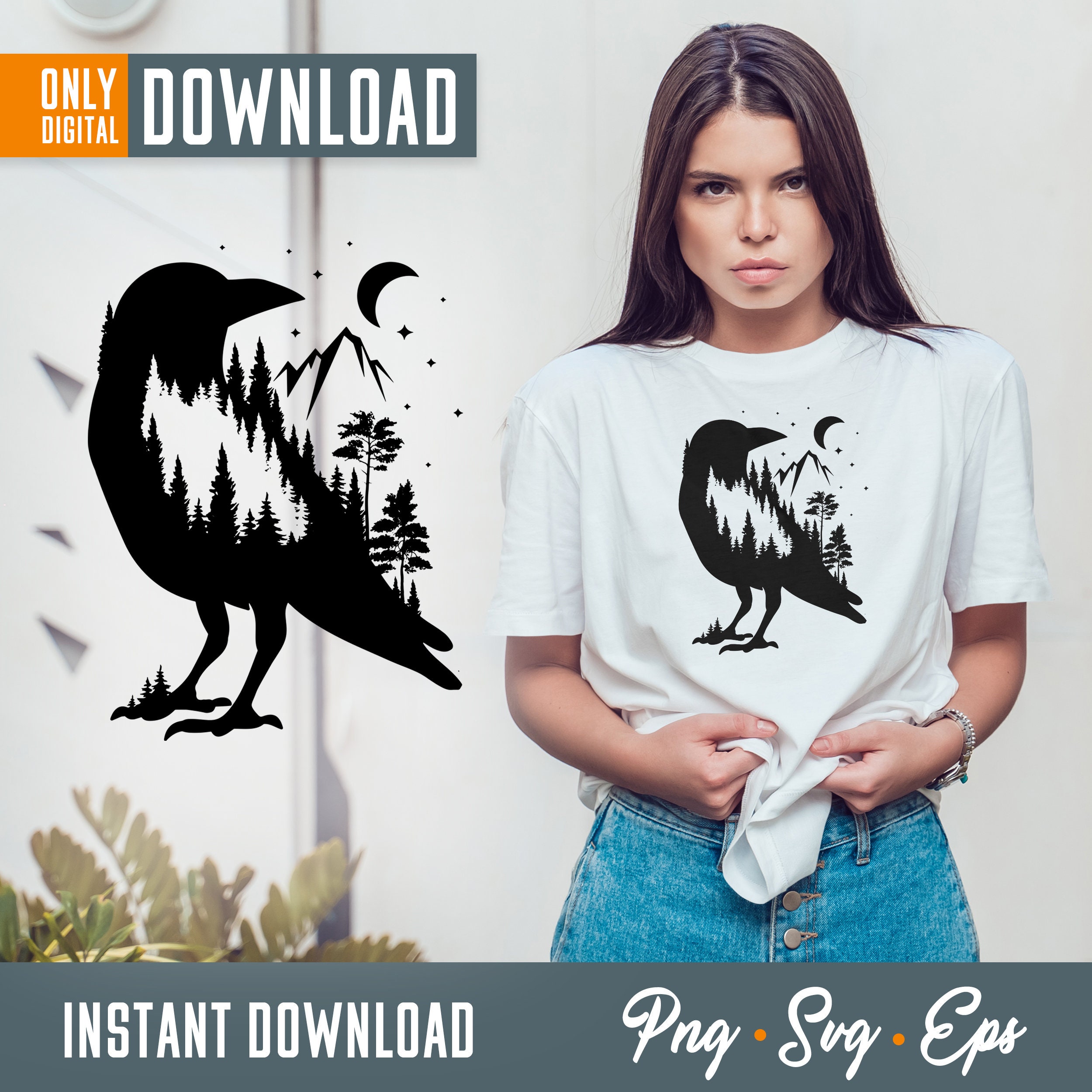 Crow Svg File Cute Crow Svg Raven Svg Black Crow Black - Etsy Canada