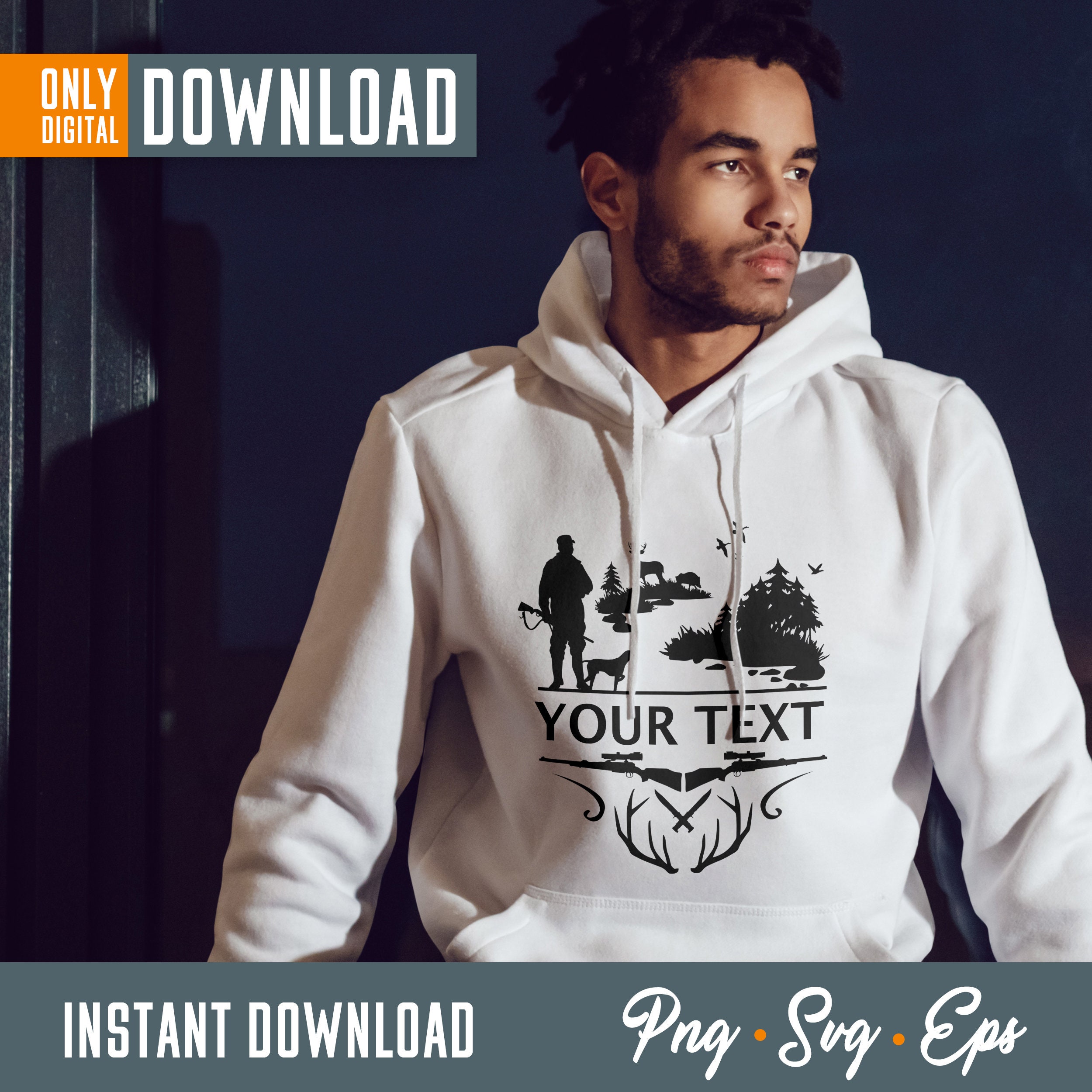 Hunting Monogram Frame Svg Hunting Svg Hunting Hunting - Etsy