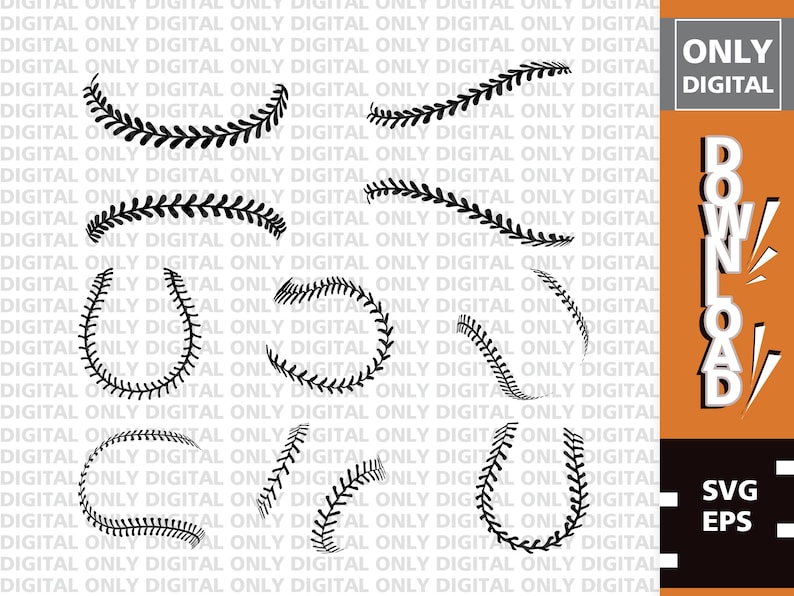 Baseball Stitch Svg , Baseball Svg , Baseball Stitches Svg , Baseball ...