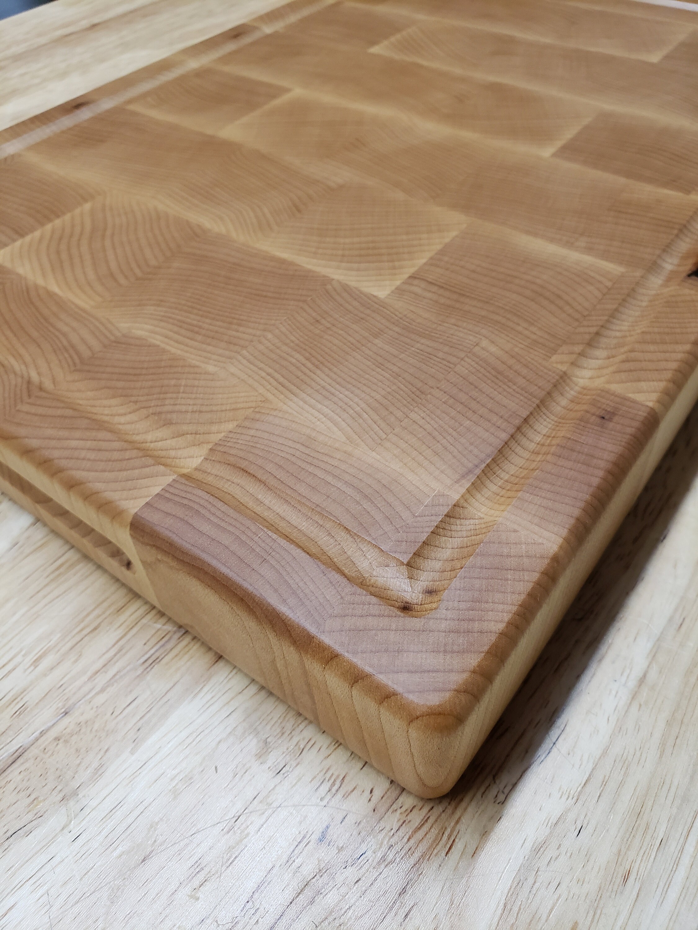 Custom Maple Cutting Board | End Grain Butcher Block | 10x14x1.5 ...