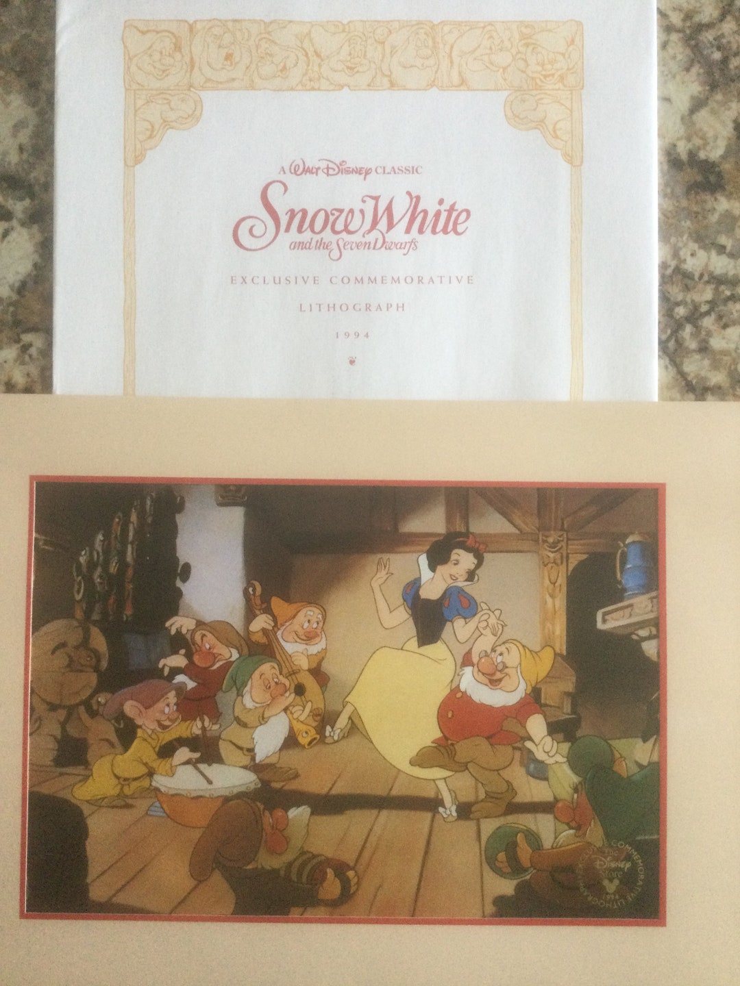 Disney Snow White Lithograph - Etsy