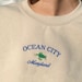Ocean City Maryland Sweatshirt, Embroidered Turtle Crewneck - Etsy