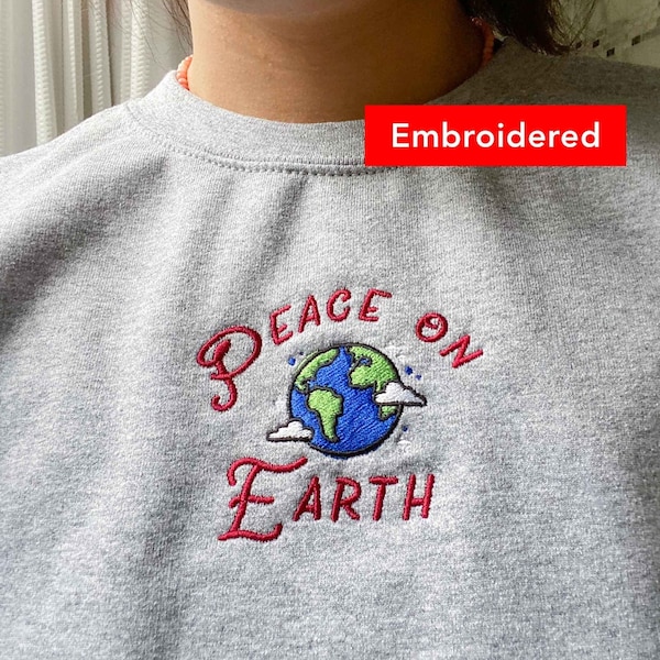 Peace on Earth Sign - Etsy