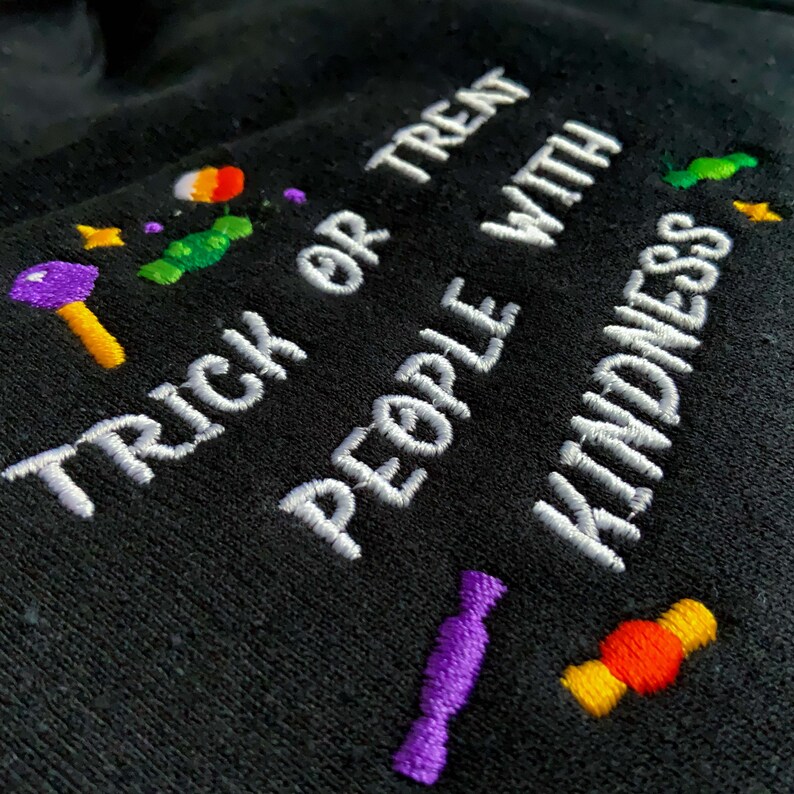 Trick or Treat People With Kindness Sweatshirt Halloween - Etsy