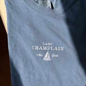 Lake Champlain Vintage T-shirt, Retro New York Graphic Tee, Comfort ...