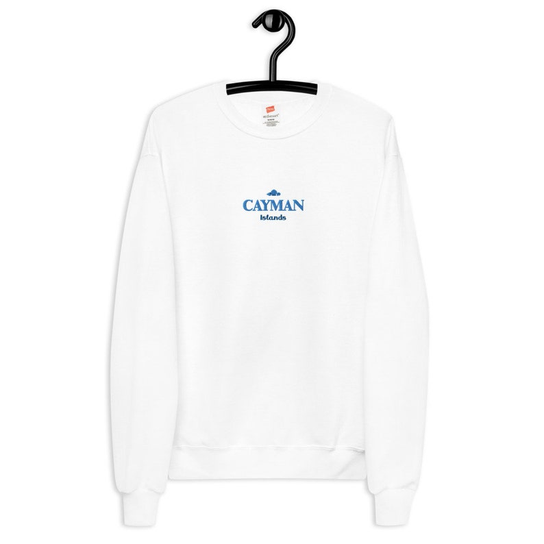 Embroidered Cayman Islands Sweatshirt, Vintage Style Crewneck - Etsy
